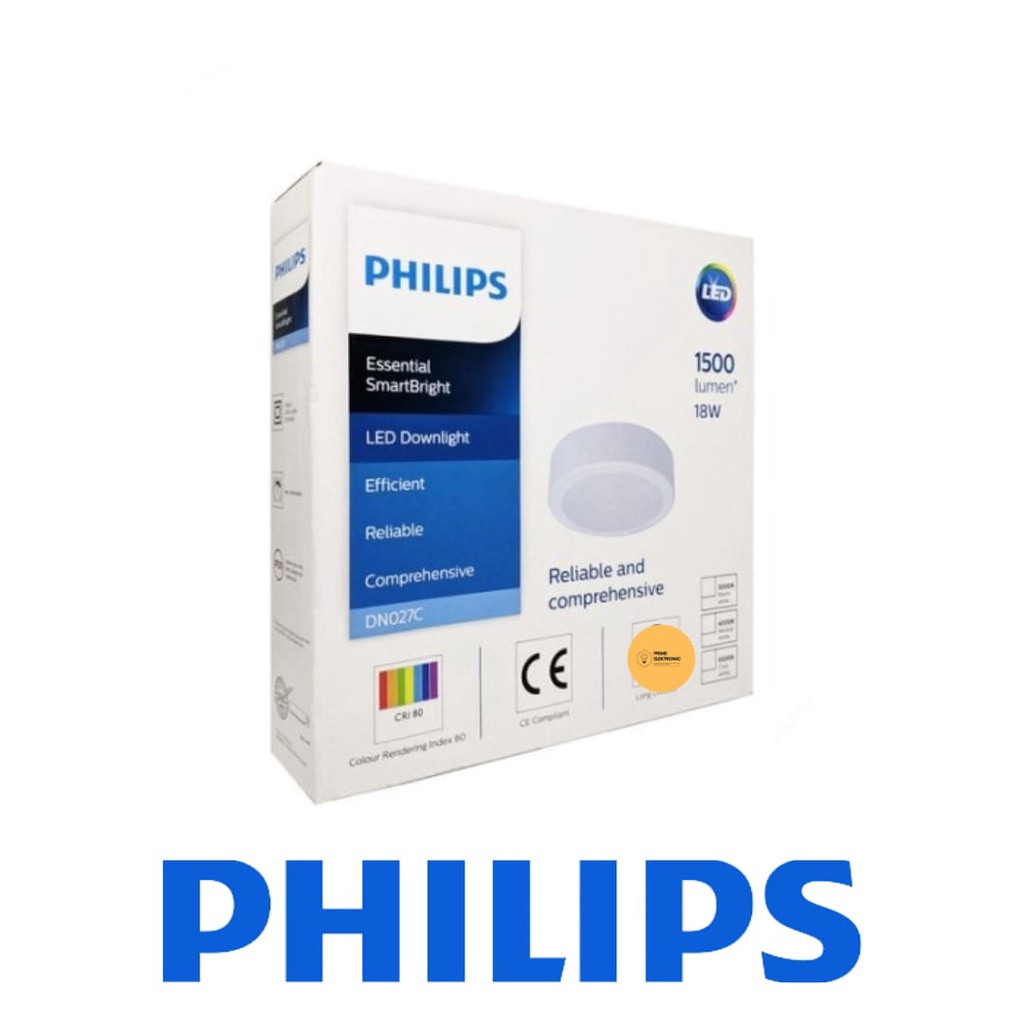 Jual Lampu Led Panel Downlight PHILIPS LED OB Outbow 18w 18watt 18 Watt ...