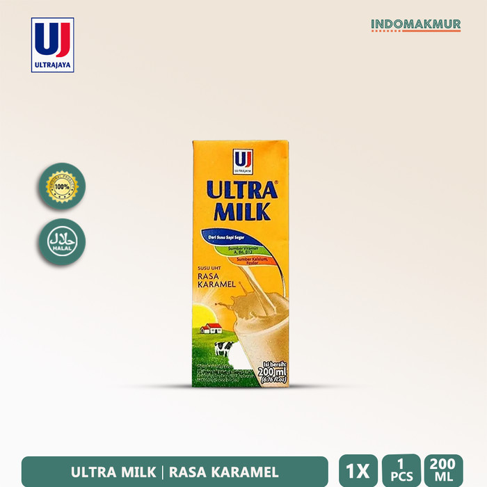 Jual IDM - Ultra Milk -Susu UHT Rasa Karamel | Shopee Indonesia