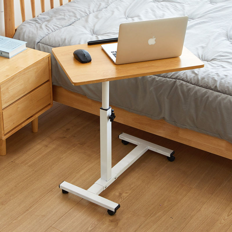 Jual Furniture Mobile Bedside Table Side Simple Bed Desk Folding ...