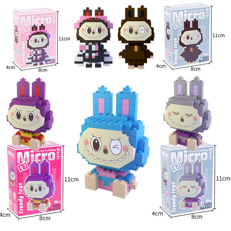 Jual POP MART Lega Labubu original Building Block POP MART Cartoon ...