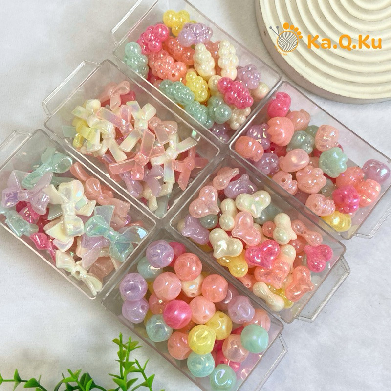 Jual ANEKA MANIK MOTE JELLY GLOSSY PASTEL CANDYLAND PREMIUM 15 gram ...