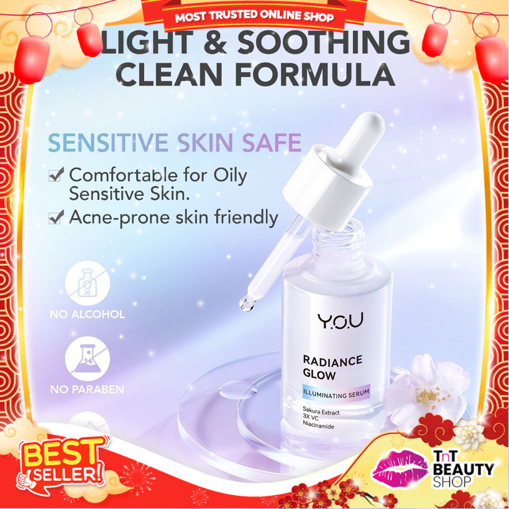 Jual Y.O.U Radiance Glow Illuminating Serum Vitamin C Niacinamide ...