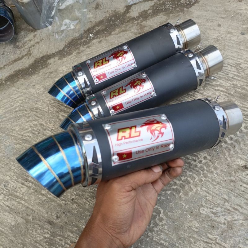 Jual RL Ekzos | Redleo Racing Exhaust | Red Leo Muffler Only inlet 51mm ...