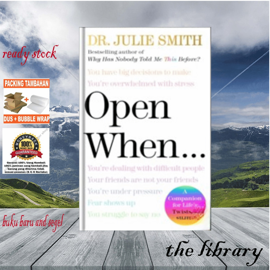 Jual Open When by Dr. Julie Smith (English/Indonesia) | Shopee Indonesia