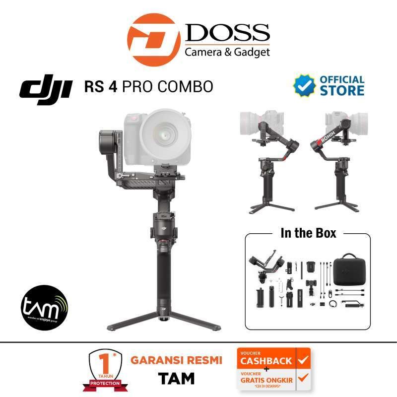 Jual DJI RS 4 Pro DJI RS4 Pro Combo Gimbal Stabilizer PRO COMBO | Shopee Indonesia