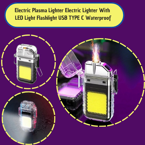 Jual 78.Korek Api Bara Plasma Elektrik Listrik Dengan Senter Lampu LED ...