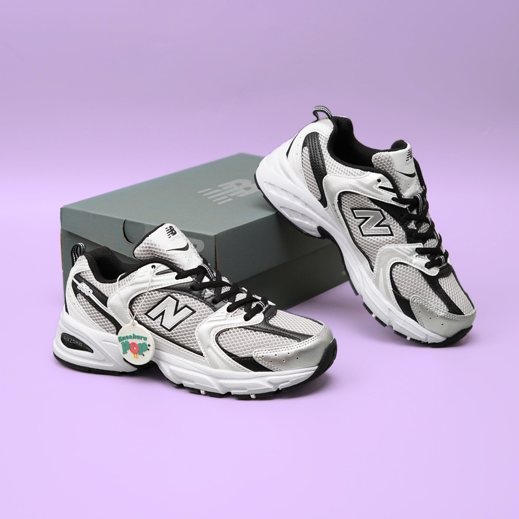 Jual New Balance 530 Silver Grey Black | Shopee Indonesia
