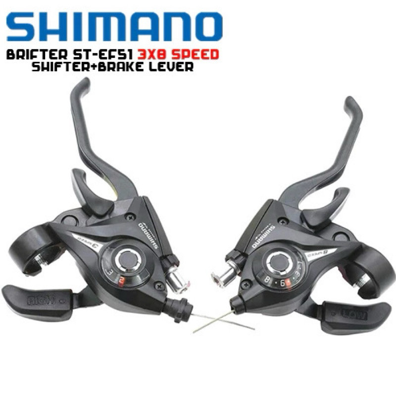 Jual SHIMANO Shifter EF51 3x7 8 Operan Gigi Sepeda Gunung Seli Minion ...