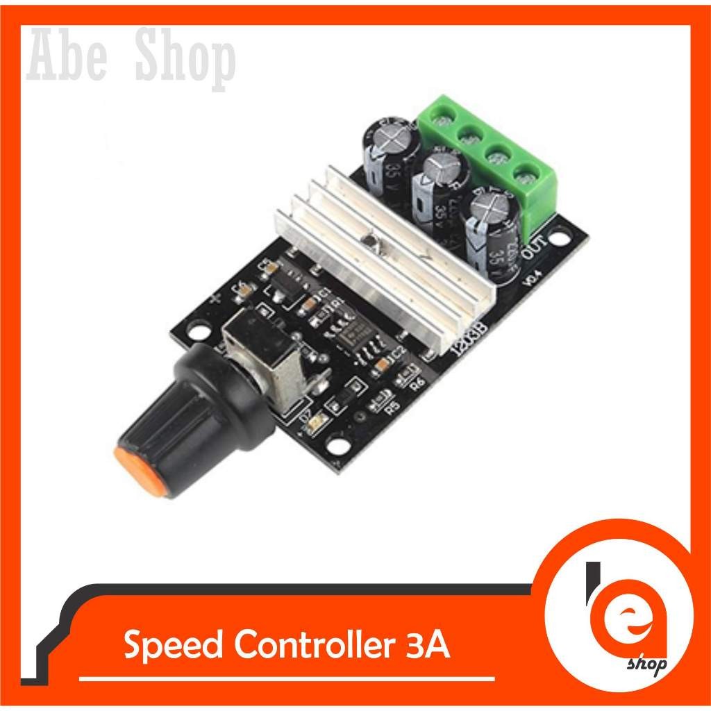 Jual Dimmer DC PWM Motor LED 6-28v 3A Kecepatan speed controller ...