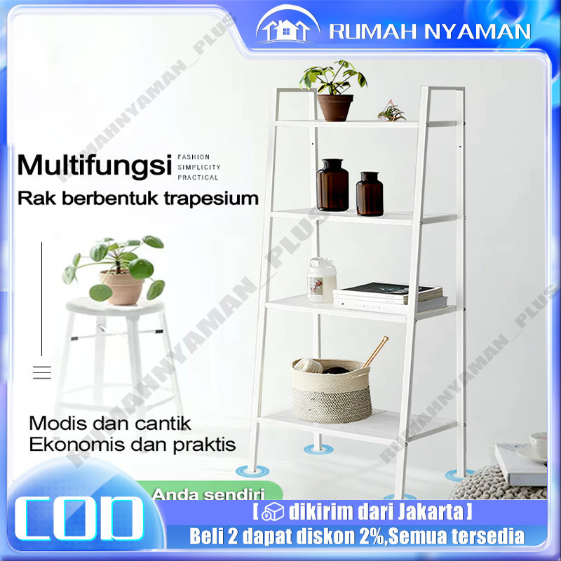 Jual Rak Besi 5 Tingkat Rack Metal Tempat Penyimpanan Serbaguna Rak ...