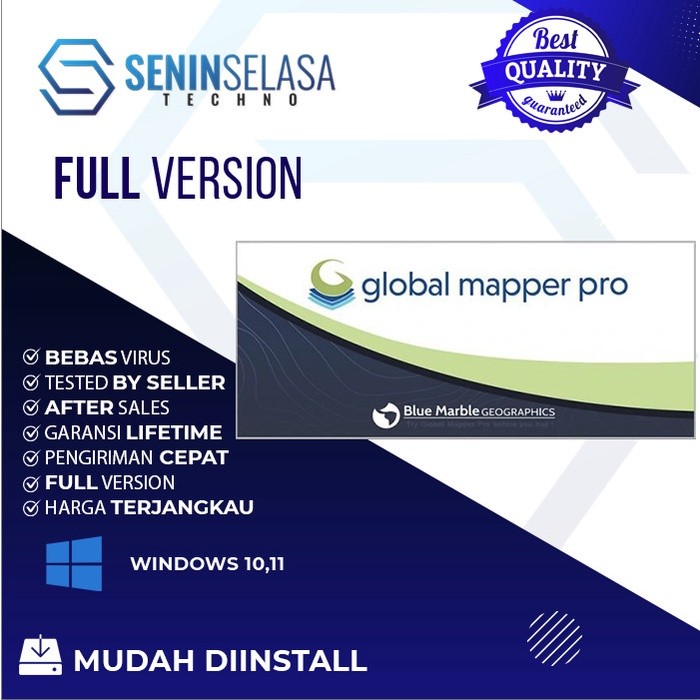 Jual Software GIS & Pemetaan: Global Mapper Pro 26 [WIN] | Shopee Indonesia