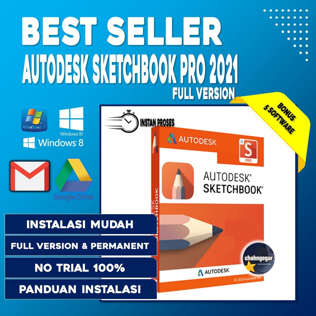 Jual Autodesk Sketchbook Pro 2021 Full Version Lisensi Lifetime ...