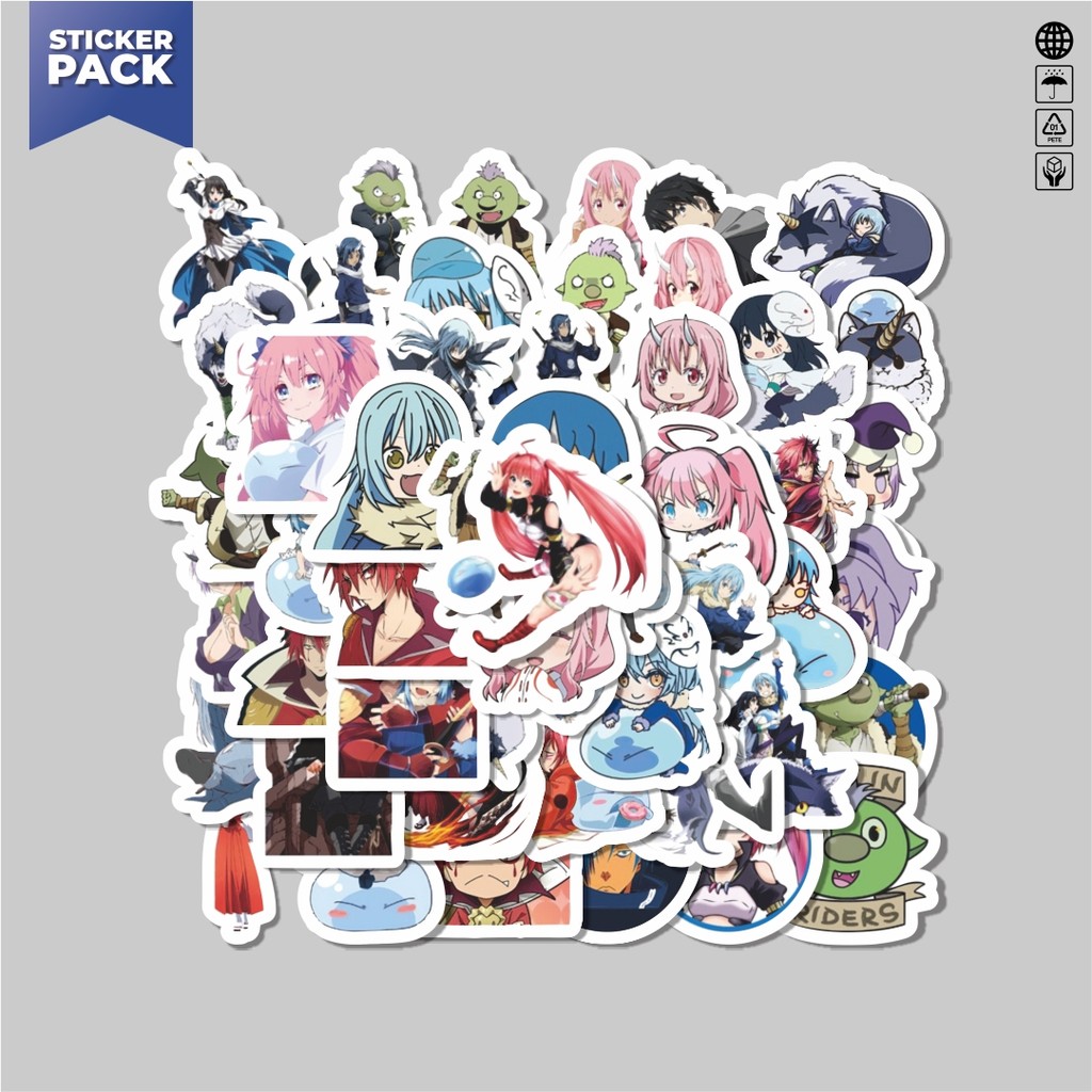 Jual [100PCS]Stiker Pack Stiker Tensei Shitara Slime Datta Ken ...