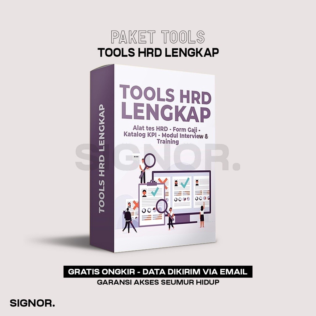 Jual [T8381] HRD Tools - KPI + SOP HRD + Form Tabel Gaji + Modul Interview Tools | Shopee Indonesia
