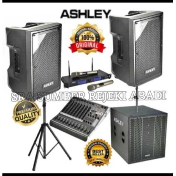 Jual DISTRIBUTOR Paket Sound System Speaker Aktif ASHLEY 10 Inch ...