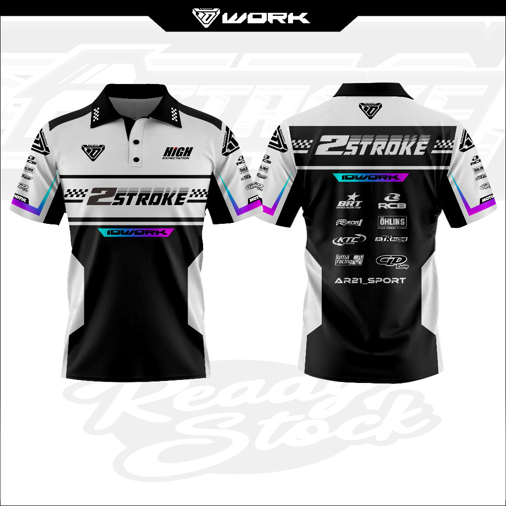 Jual Jersey wangki racing 2Stroke kaos kerah polo fullprinting ready ...