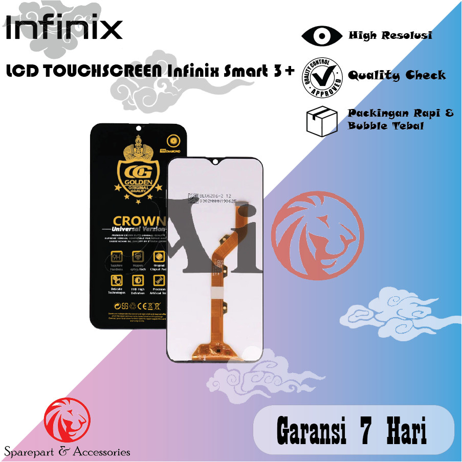 Jual LCD TOUCHSCREEN INFINIX SMART 3 PLUS / INFINIX S4 / X627 / X626 ...