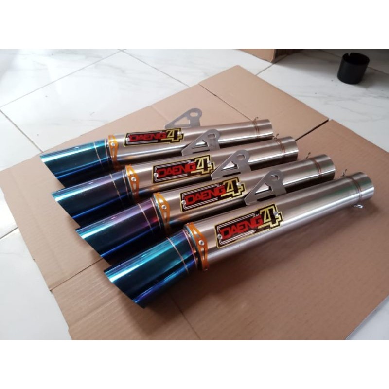 Jual open pipe Daeng sai4 Conical pipe 51mm all Motorcycle | Shopee ...