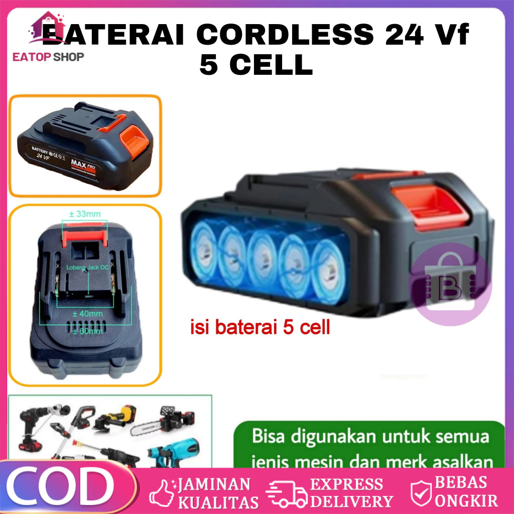 Jual Baterai Lithium 21V / 24V / 48Vf Jet Cleaner Cordless | Baterei ...