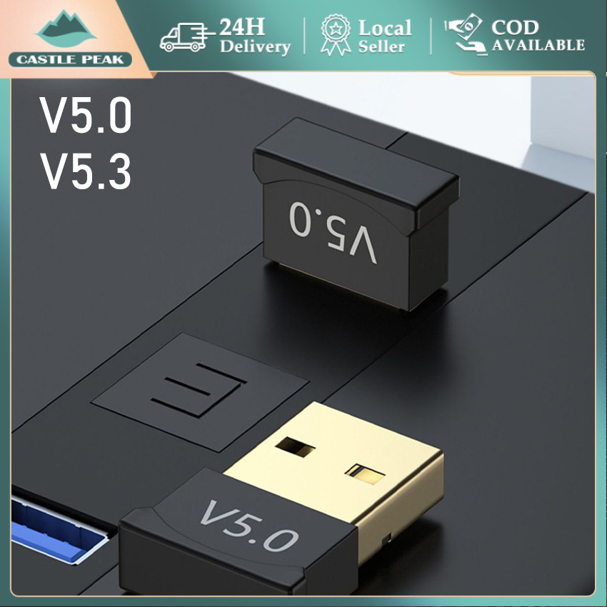 Jual Receiver Adaptor Dongle Mini USB Bluetooth V5.3 Adapter Mini ...