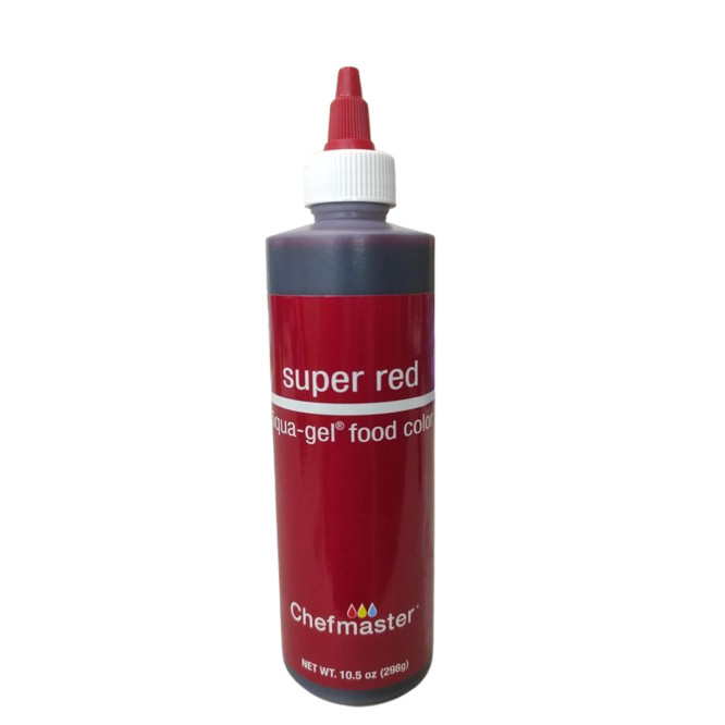 Jual Chefmaster SUPER RED Liqua Gel Food Color 298 gr Pewarna Makanan ...