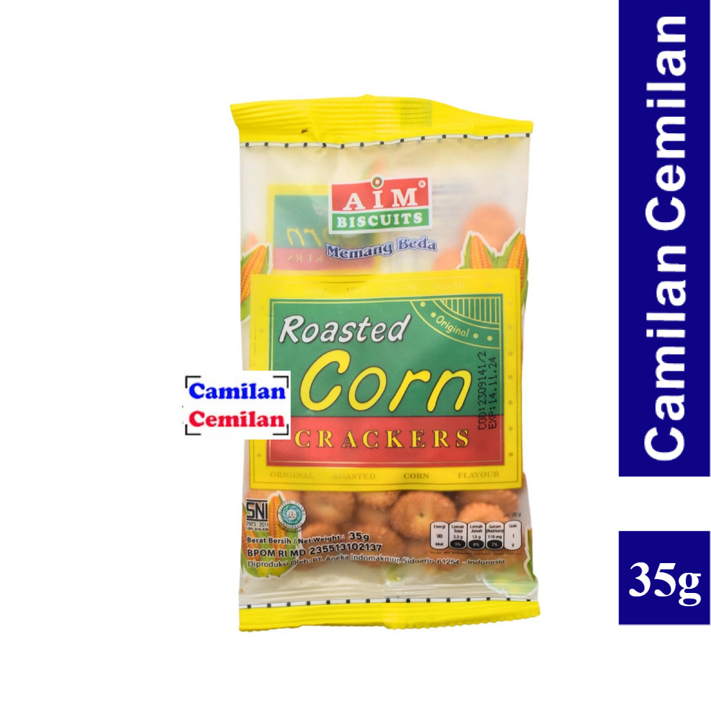 Jual Aim Biscuit Roasted Corn Crackers 35 gr | Shopee Indonesia