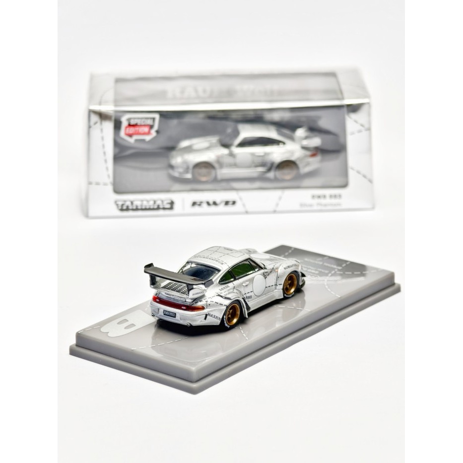 Jual Tarmac Porsche RWB 993 GT Wing Silver Phantom Exclusive Special ...