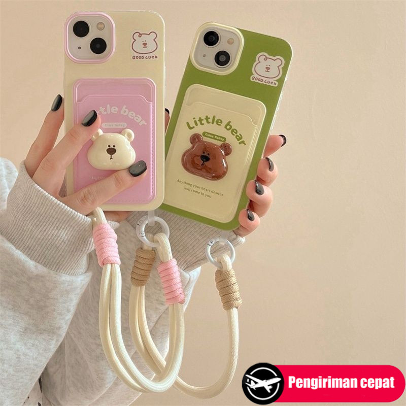 Jual English Card Holder Bearlucu Casing Hp Redmi A5 14C Note 14 Pro ...