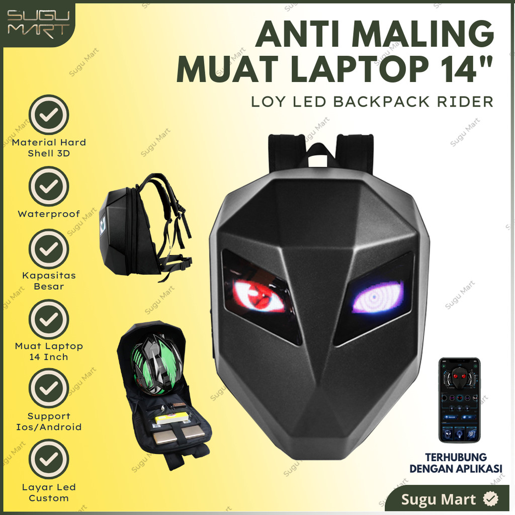 Jual Loy Led Bag Backpack | Loy Led Bag | Tas Led Backpack | Tas Ransel ...
