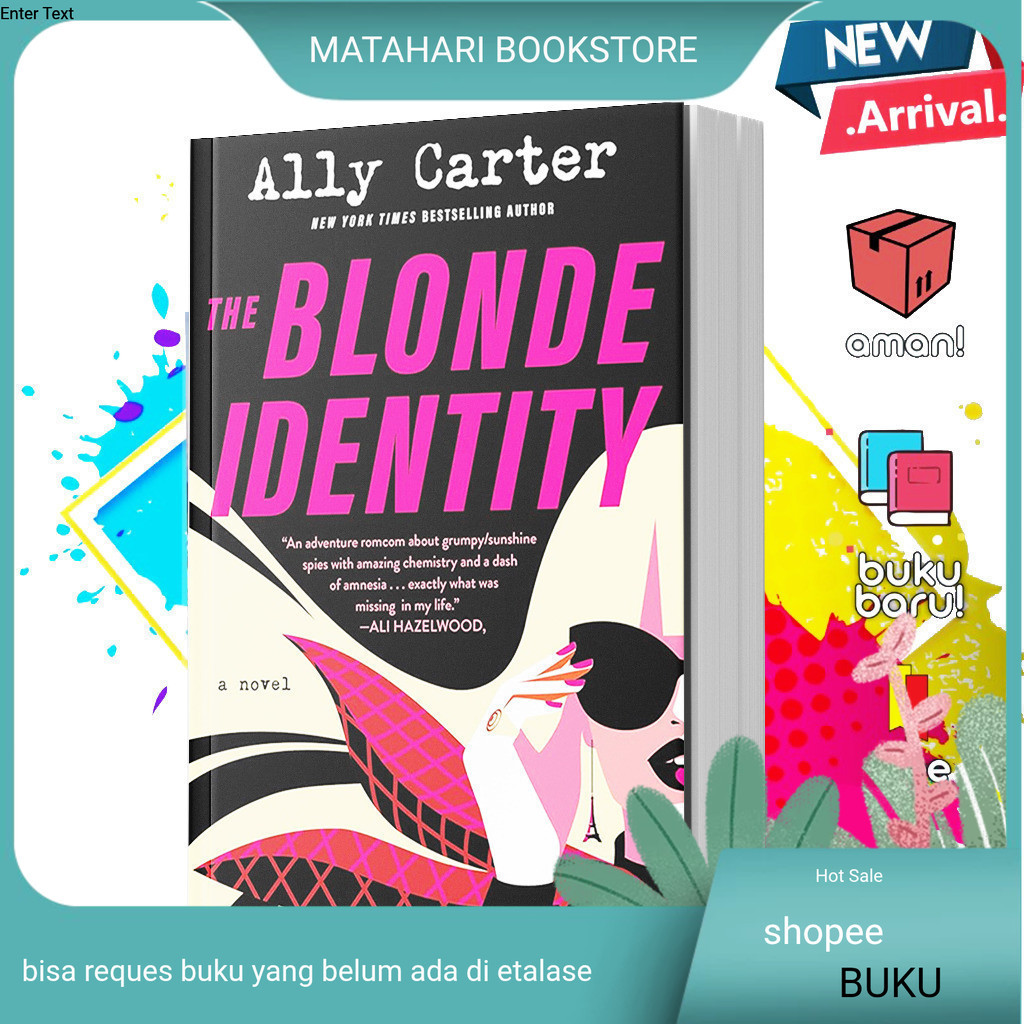 Jual Buku The Blonde Identity by Ally Carter | Shopee Indonesia