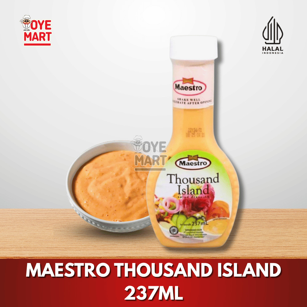 Jual MAESTRO THOUSAND ISLAND 237ML/SALAD DRESSING | Shopee Indonesia