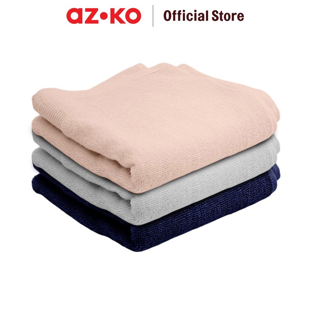 Jual AZKO Forhom Handuk Olahraga Wavy Sports Towel Cotton Anduk Leher ...