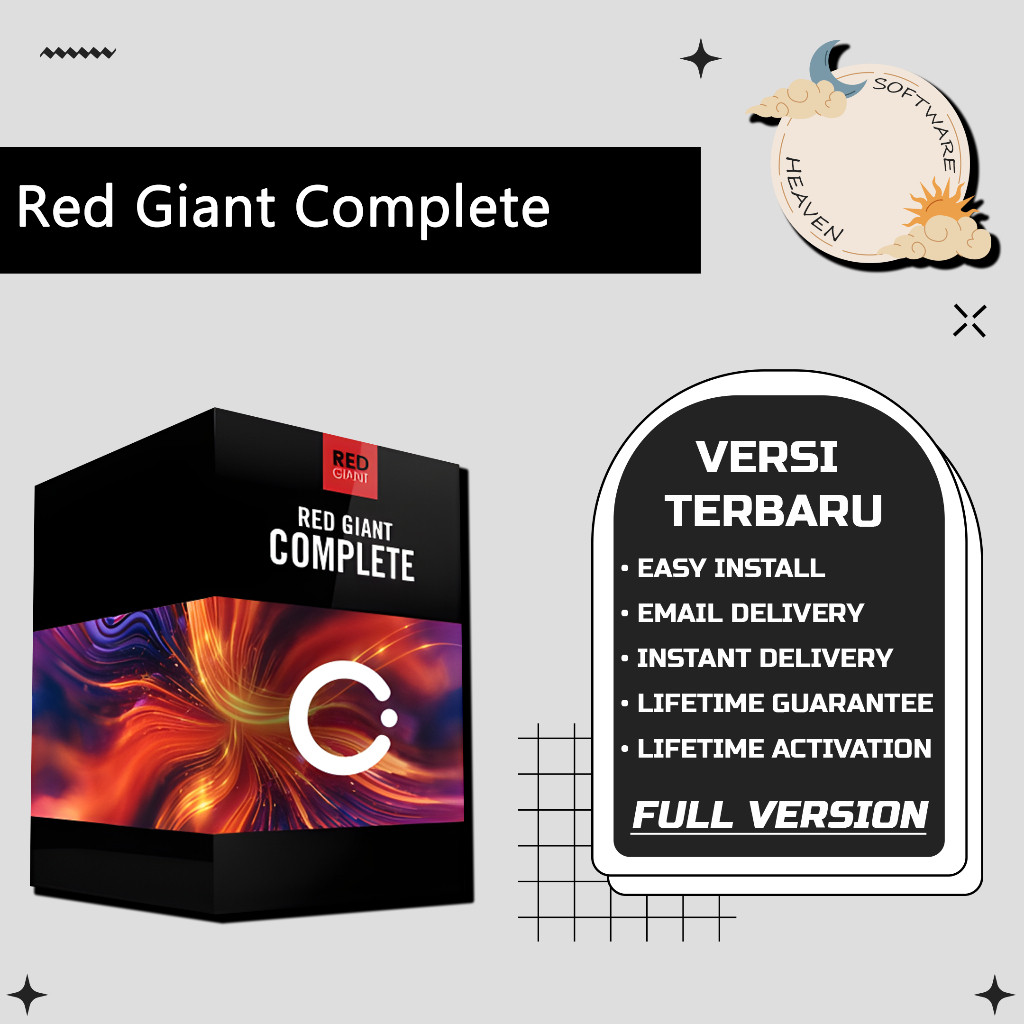 Jual (Win/Mac) Red Giant Complete 2024 - Magic Bullet Trapcode Suite Universe VFX Suite Full ...