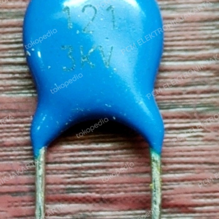 Jual SB99 kapasitor capacitor keramik biru 120pf 121 121pf 2kv 2 kv ...