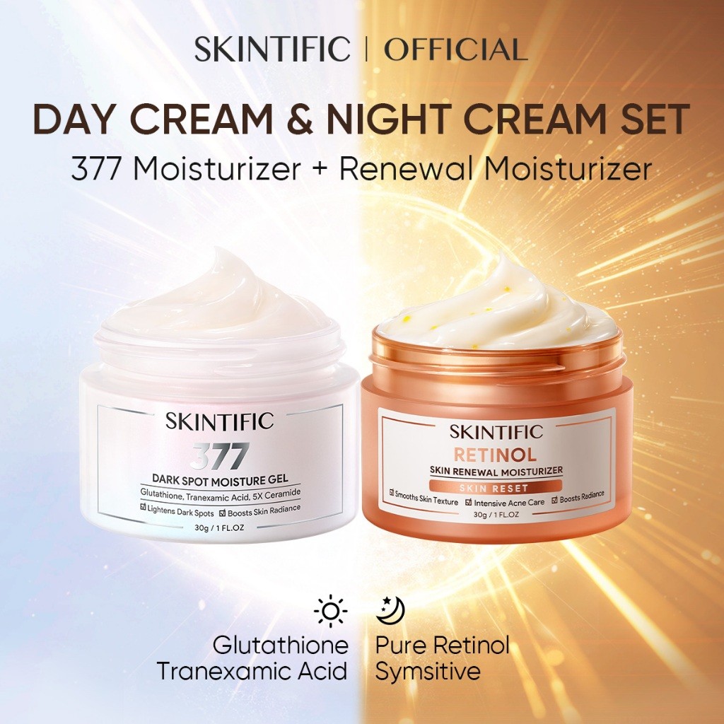 Jual [SKINTIFIC AUTHORIZED] Day Cream Night Cream Symwhite 377 Dark ...