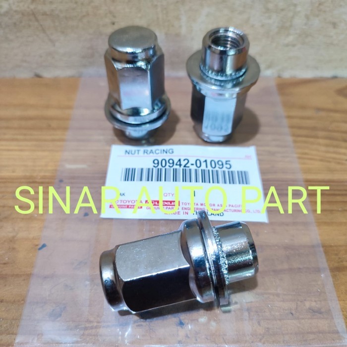 Jual NUT RACING MUR RACING BAUT RODA INNOVA FORTUNER HILUX ORIGINAL ...