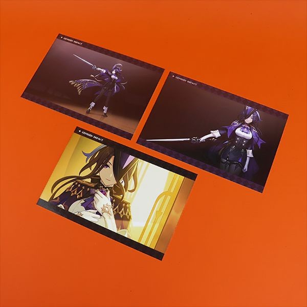 Jual Set of 3 Clorinde Character PV Series Photo Cards - Genshin Impact ...
