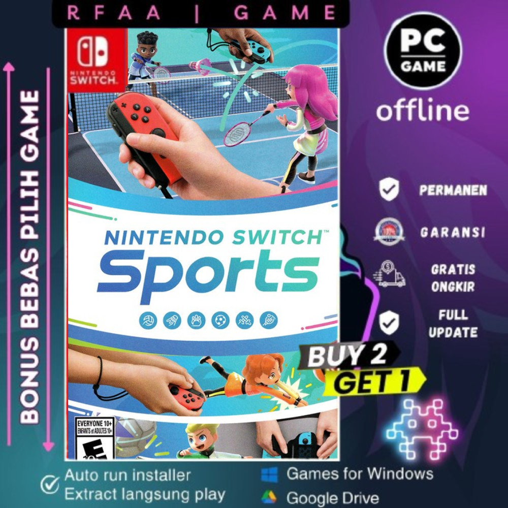 Jual NITENDO SWITCH SPORTS | FORMAT XCI NSP NSZ | GAME GAME PC EMULATOR ...