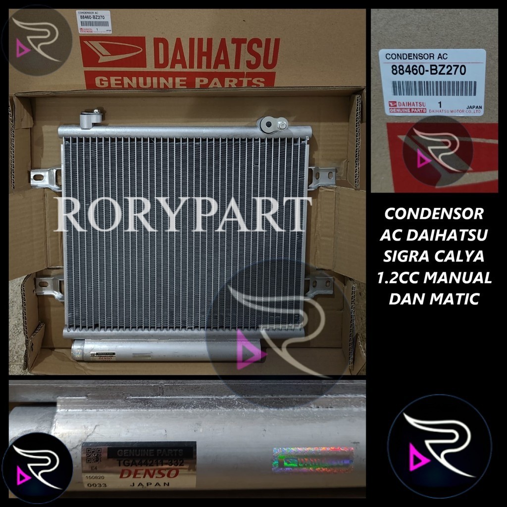 Jual CONDENSOR AC KONDENSOR AC DAIHATSU SIGRA CALYA MANUAL DAN MATIC ...