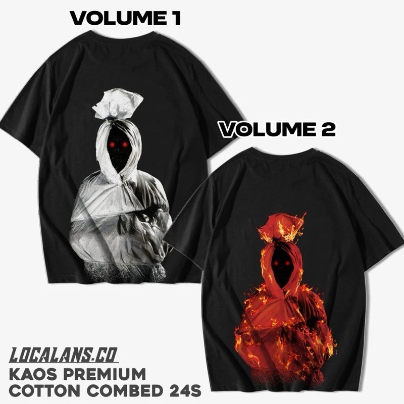 Jual Kaos Pocong Calon Mayat - Baju Distro Gambar Pocong Hantu Serem ...