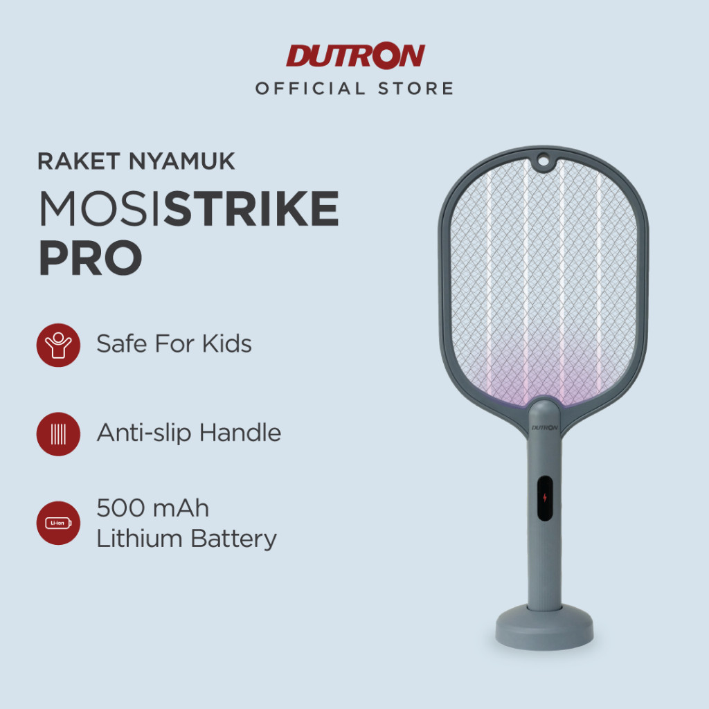 Jual Raket Nyamuk Bisa Cod DUTRON Raket Nyamuk Listrik UV Mosistrike ...