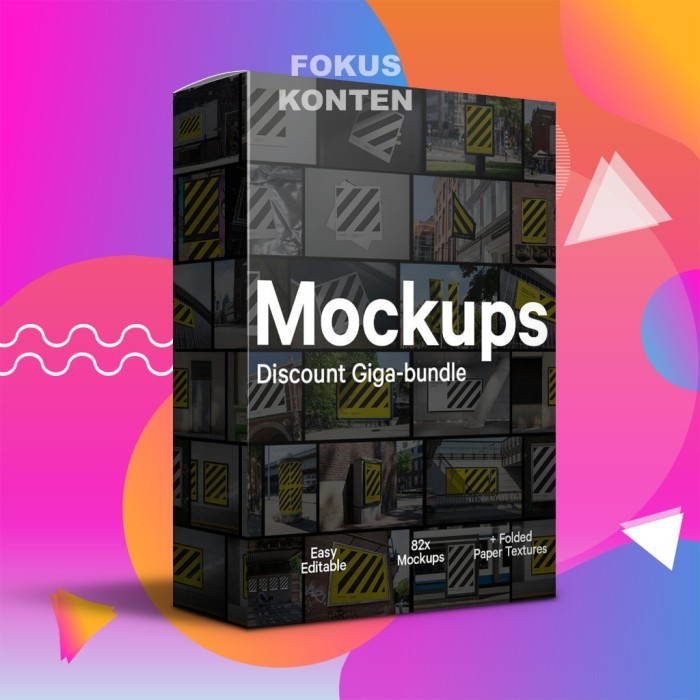 Jual GIGA POSTER MOCKUP BUNDLE - Digital Konten | Shopee Indonesia