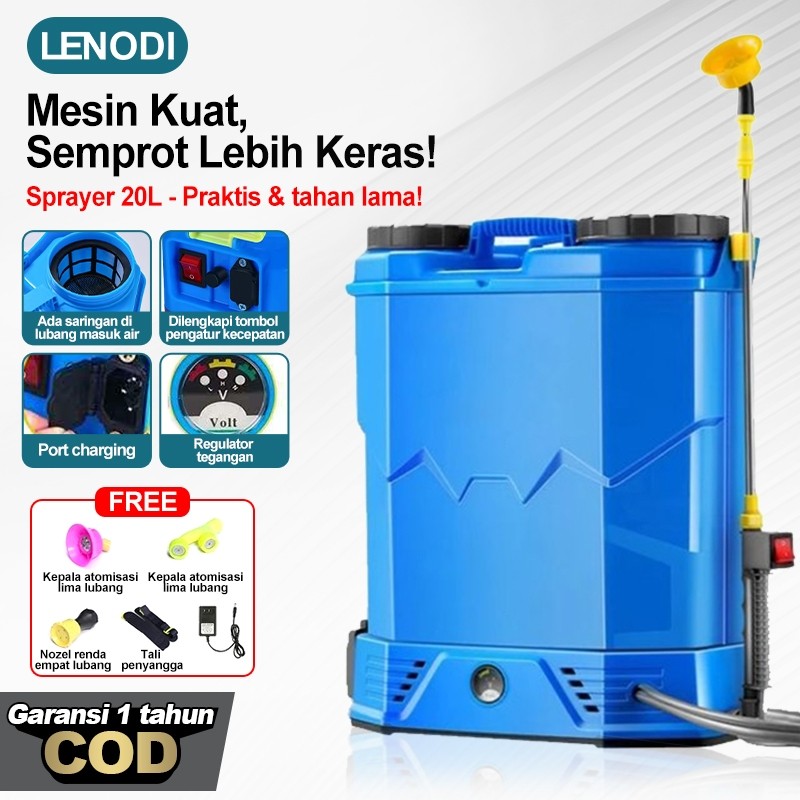 Jual ALAT SEMPROT HAMA PESTISIDA ELEKTRIK 20L HEAVY DUTY SPRAYER ...