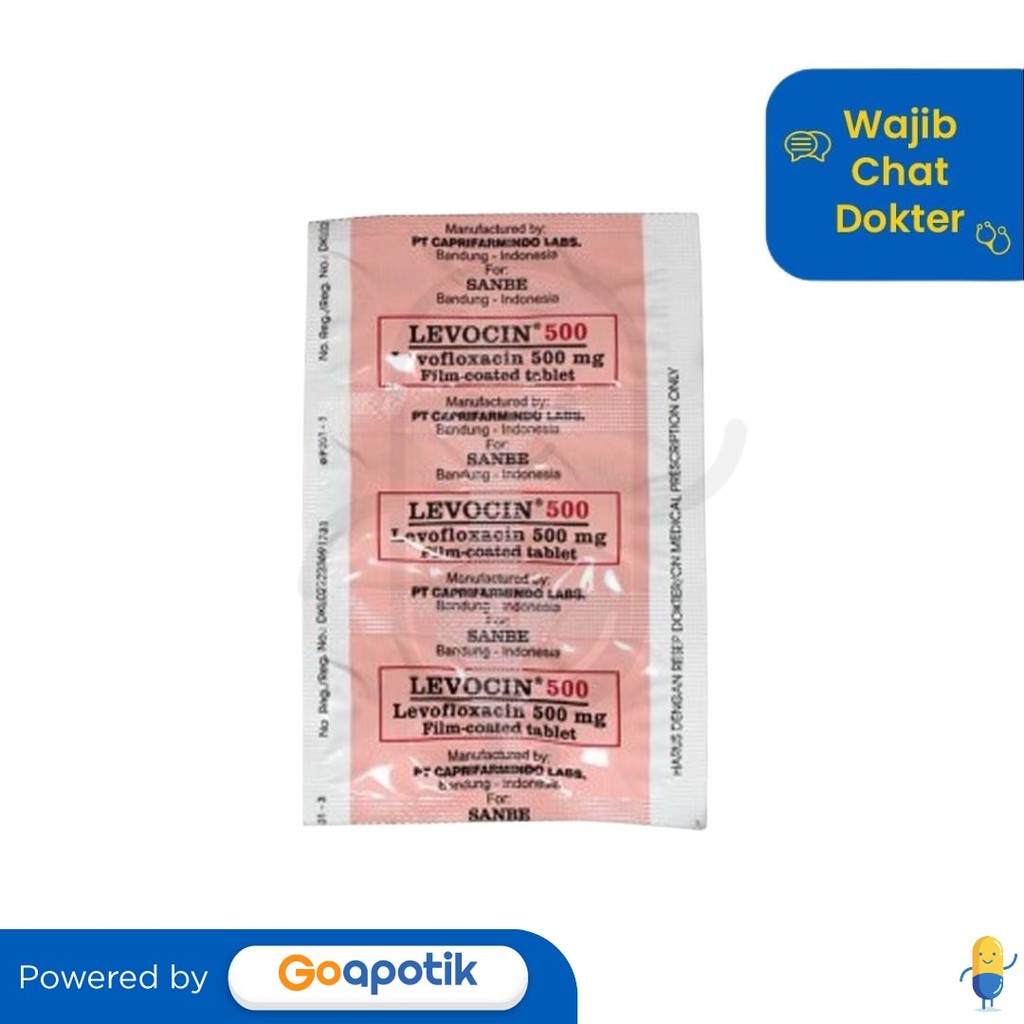 Jual Levocin 500 Mg Strip 6 Tablet | Shopee Indonesia