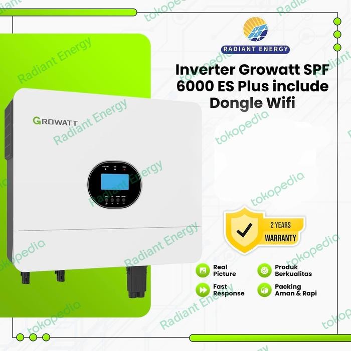 Jual Terbaru Growatt SPF 6000 ES PLUS OFFGRID HYBRID INVERTER | Shopee Indonesia