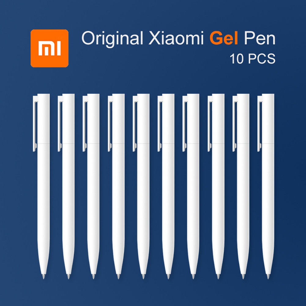 Jual Original Xiaomi Mi Gel Pen 0.5mm Black Refill No Cap Bullet Pen ...