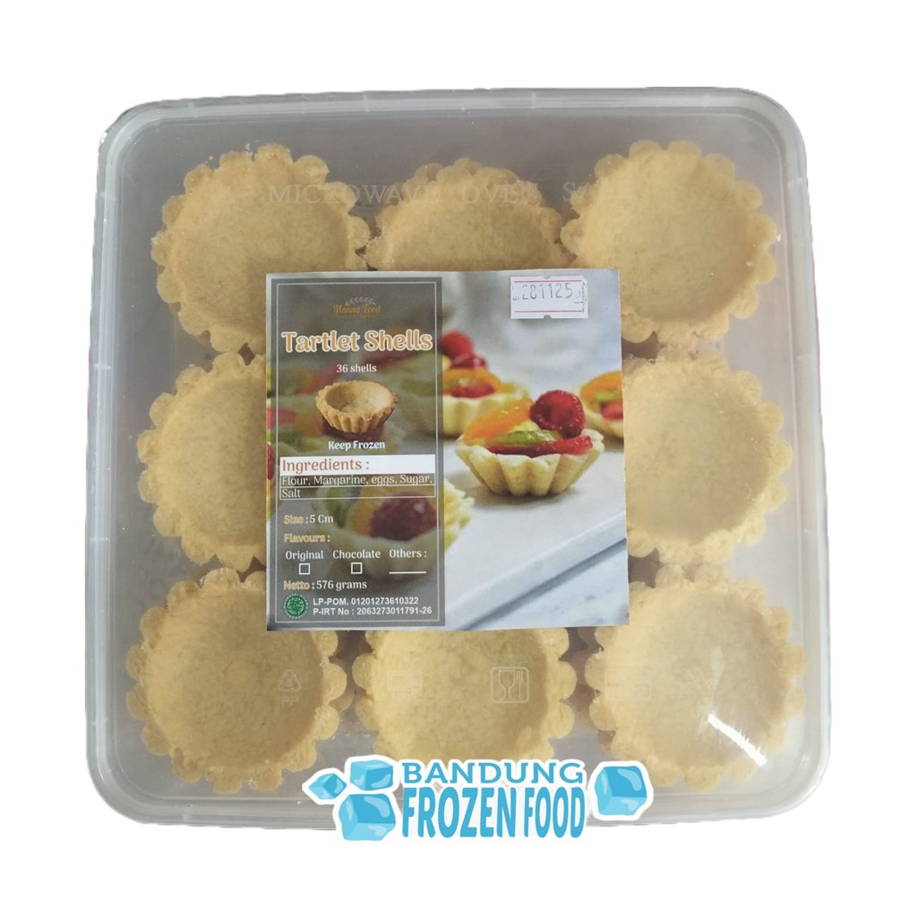 Jual MANNA FOOD TARTLET SHELLS 1 BOX ISI 36 PCS - KULIT PIE | Shopee ...