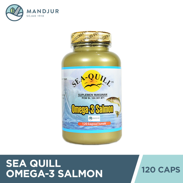 Jual Sea Quill Omega-3 Salmon (Isi 120 Softgels) | Shopee Indonesia