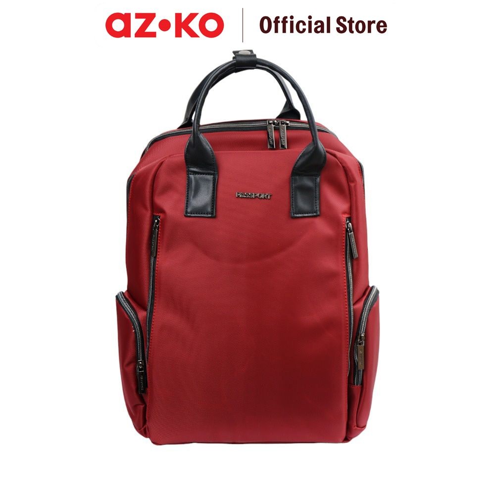Jual AZKO Passport Louis Tas Ransel - Merah Adult Backpack Tas Punggung ...