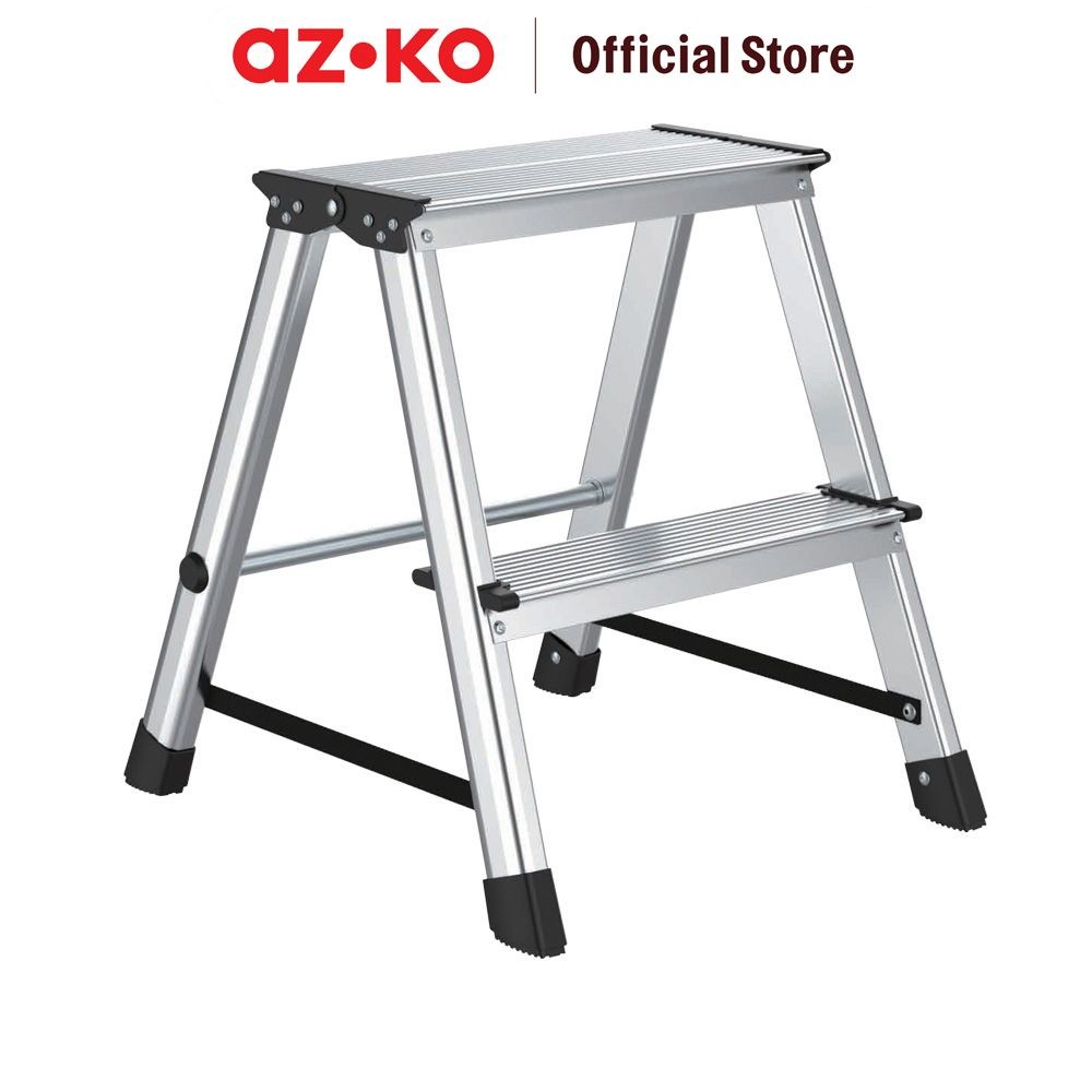 Jual AZKO Fixsteps 42 cm Tangga Lipat Aluminium Stool 2 Step Multifunction Household Ladder ...